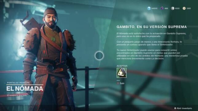 Destiny 2 se vuelve más frenético con Gambito Supremo y La decisión ...