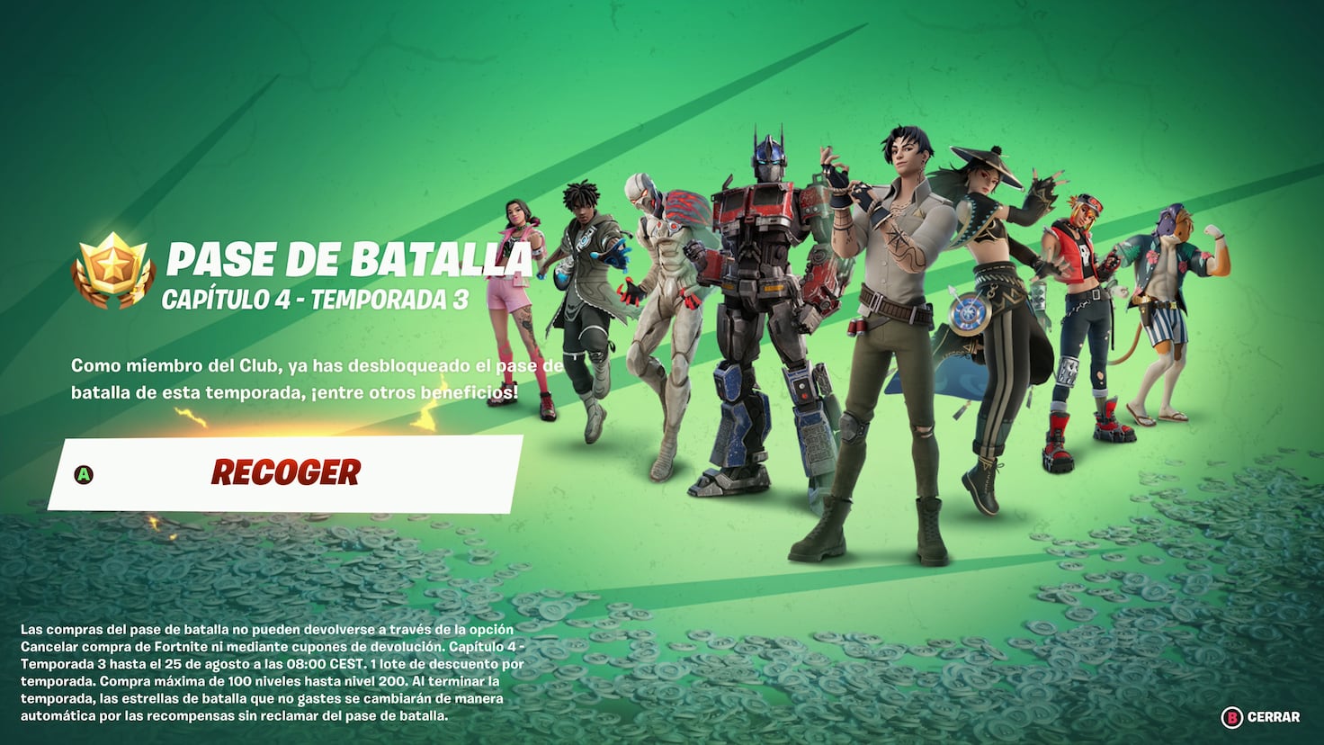 Pase de Batalla de Fortnite Capítulo 4 Temporada 3: todas las skins y recompensas - Meristation