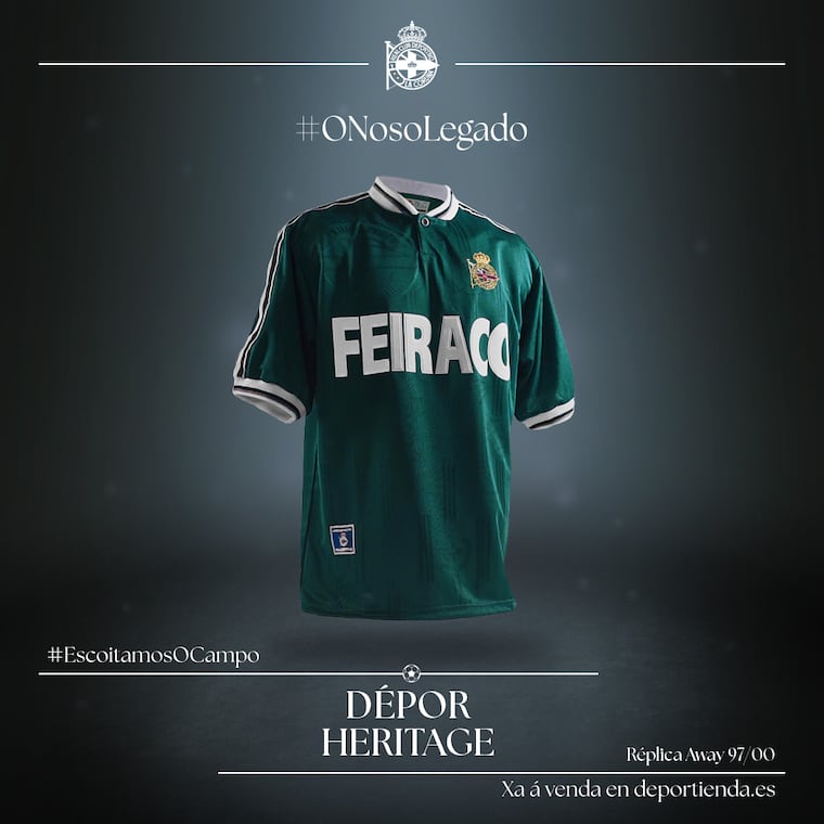 La camiseta vintage del Depor que ha colapsado la web del club - AS.com