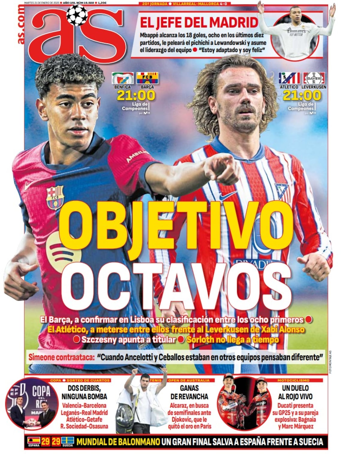 Las portadas de AS de enero - AS.com