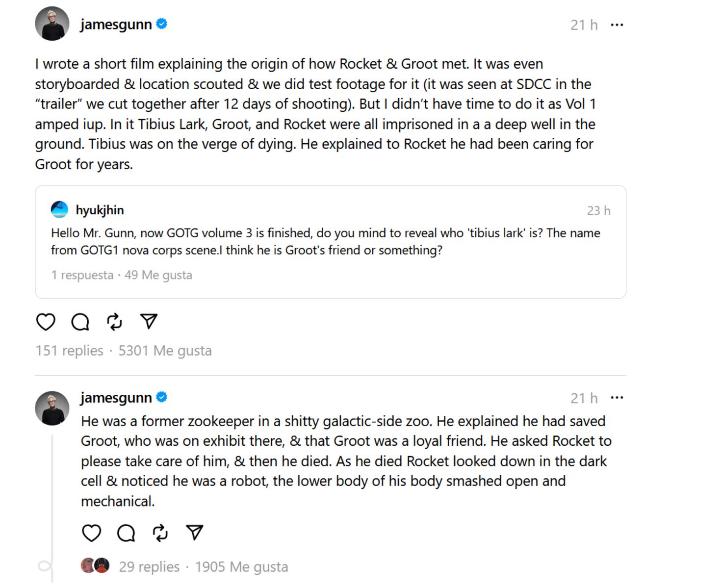 Sale a la luz la triste historia de cómo se conocieron Rocket y Groot ...