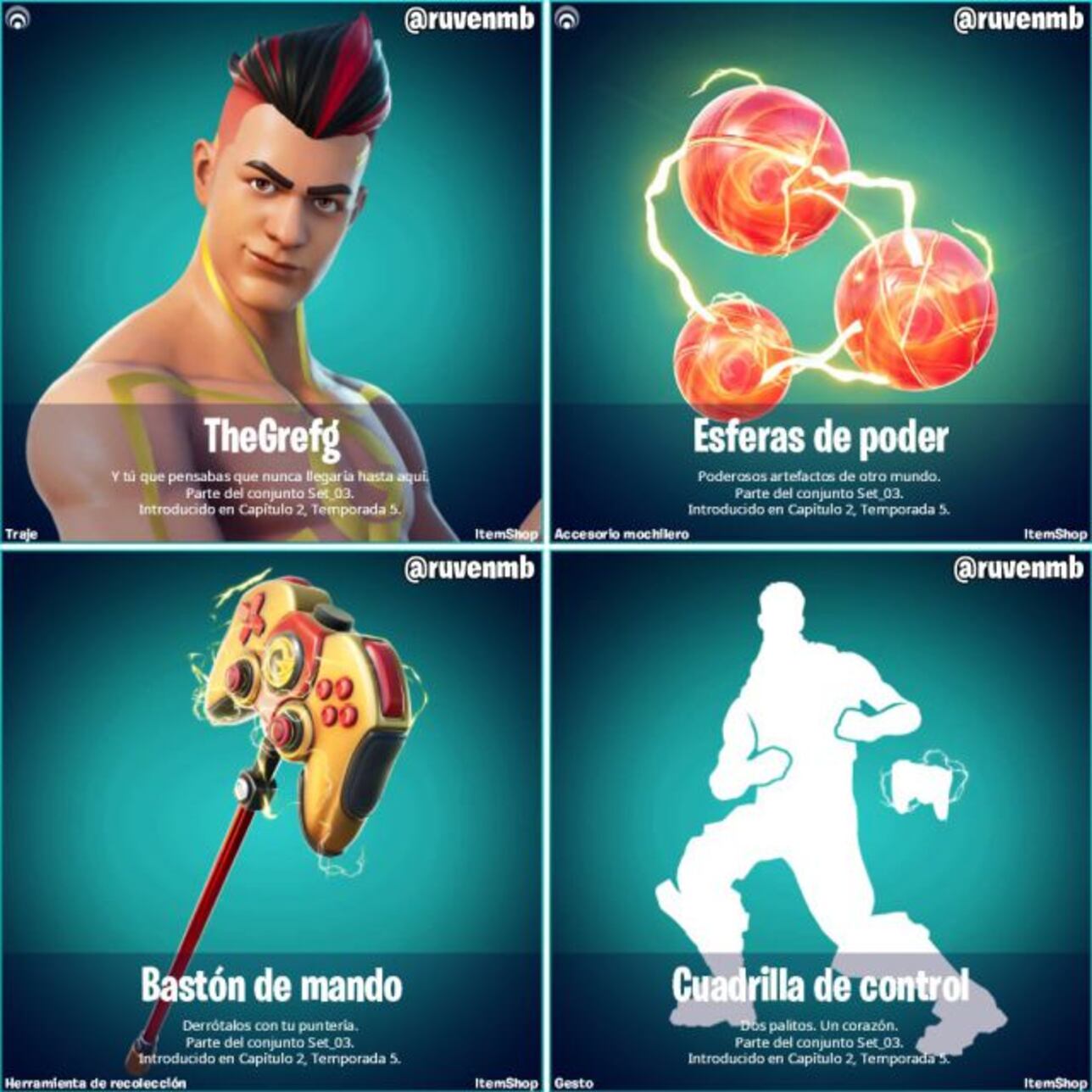 Fortnite: skin TheGrefg ya disponible; precio y contenidos - Meristation