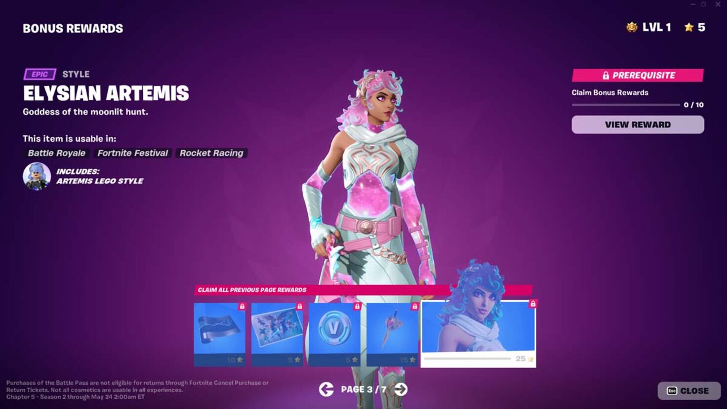 Fortnite Chapter 5 Season 2 Battle Pass: All Outfits and Rewards ...