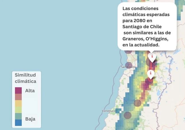 El clima que conocíamos en Chile cambiará para siempre: revelan mapa de ...