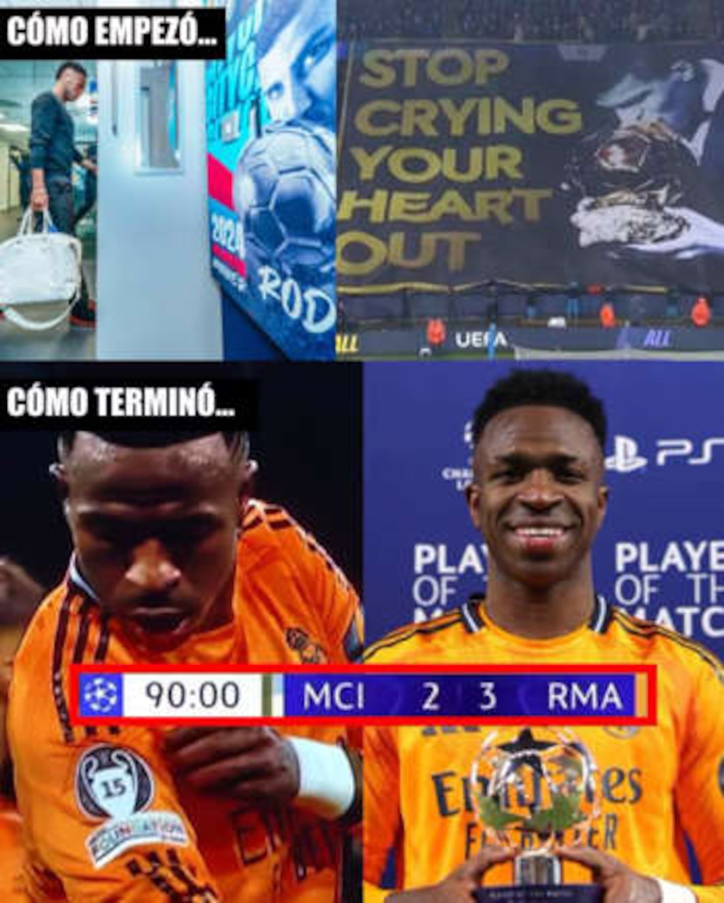 Los memes más hilarantes de la remontada del Madrid ante el City Los ...