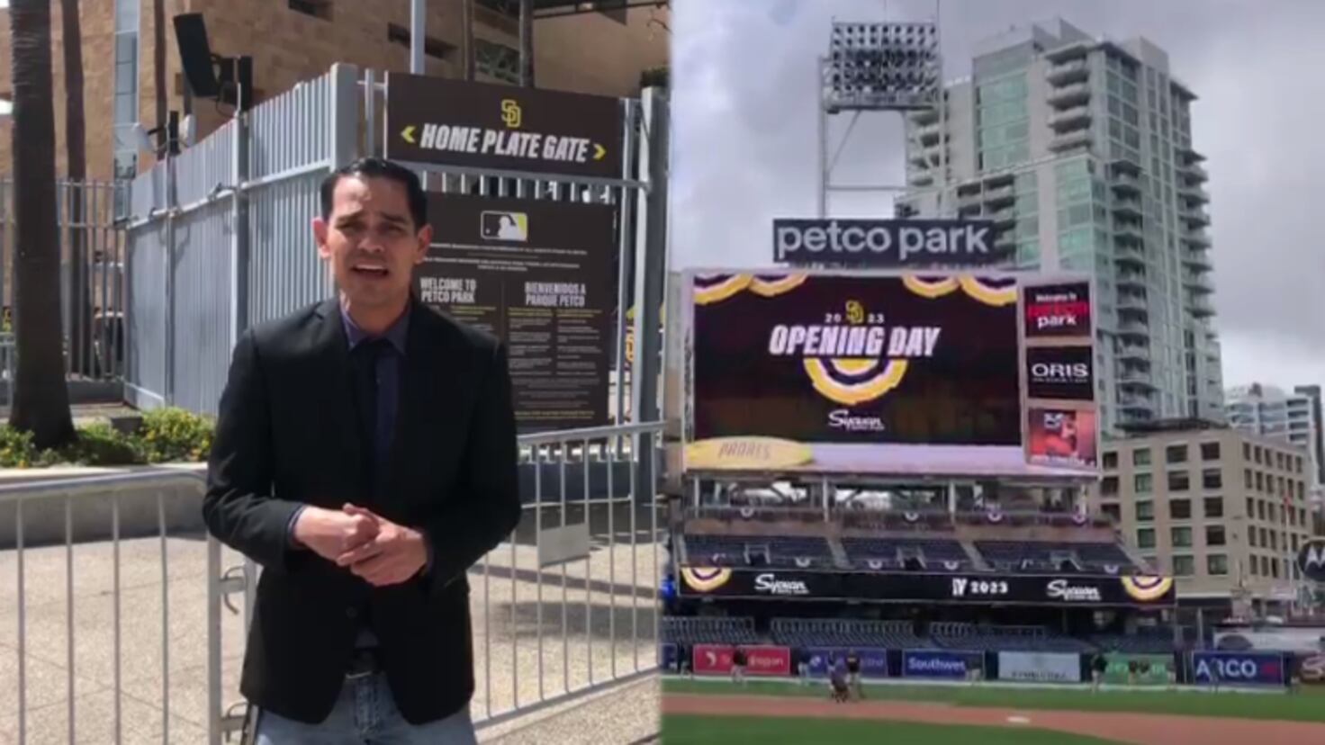 Todo listo en el Petco Park para dar inicio a la temporada de San Diego ... Todo listo en el Petco Park para dar inicio a la temporada de San Diego ...