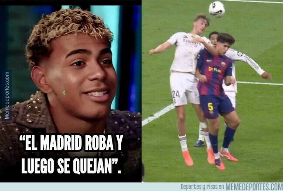 Lamine Yamal, protagonista de los memes más divertidos de El Clásico ...
