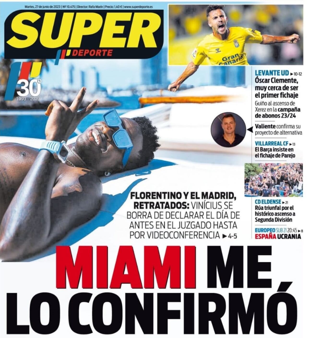 ‘Superdeporte’ arremete de nuevo contra Vinicius, Florentino y el Real ...