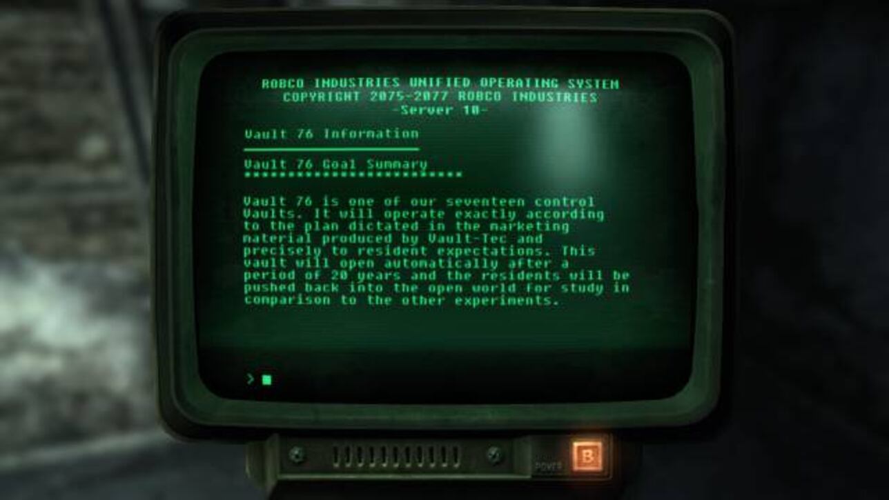 How to hack terminals in Fallout 76 and locations - Meristation