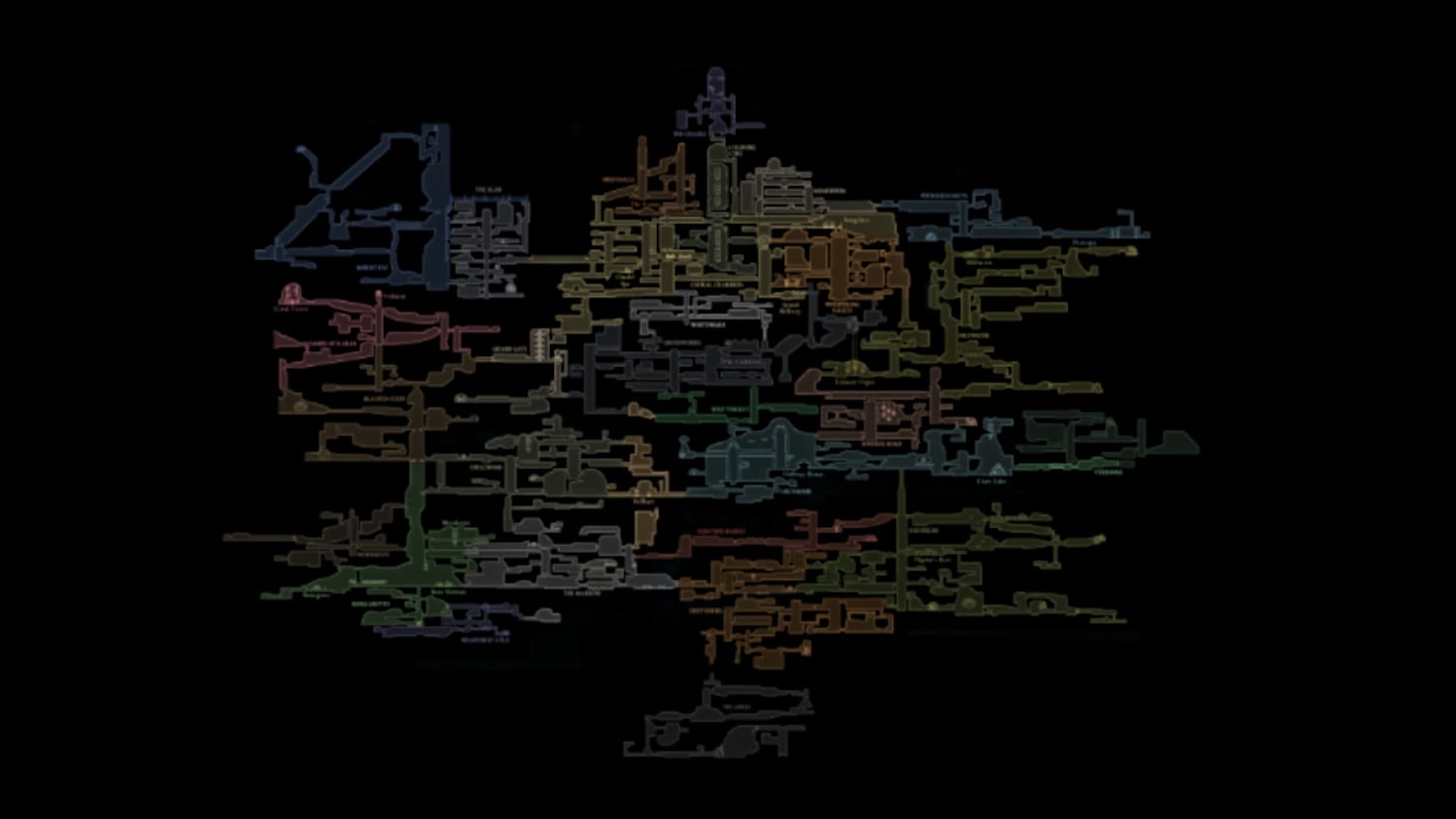 Interactive map of Hollow Knight: Silksong with all mask shards, crests ...