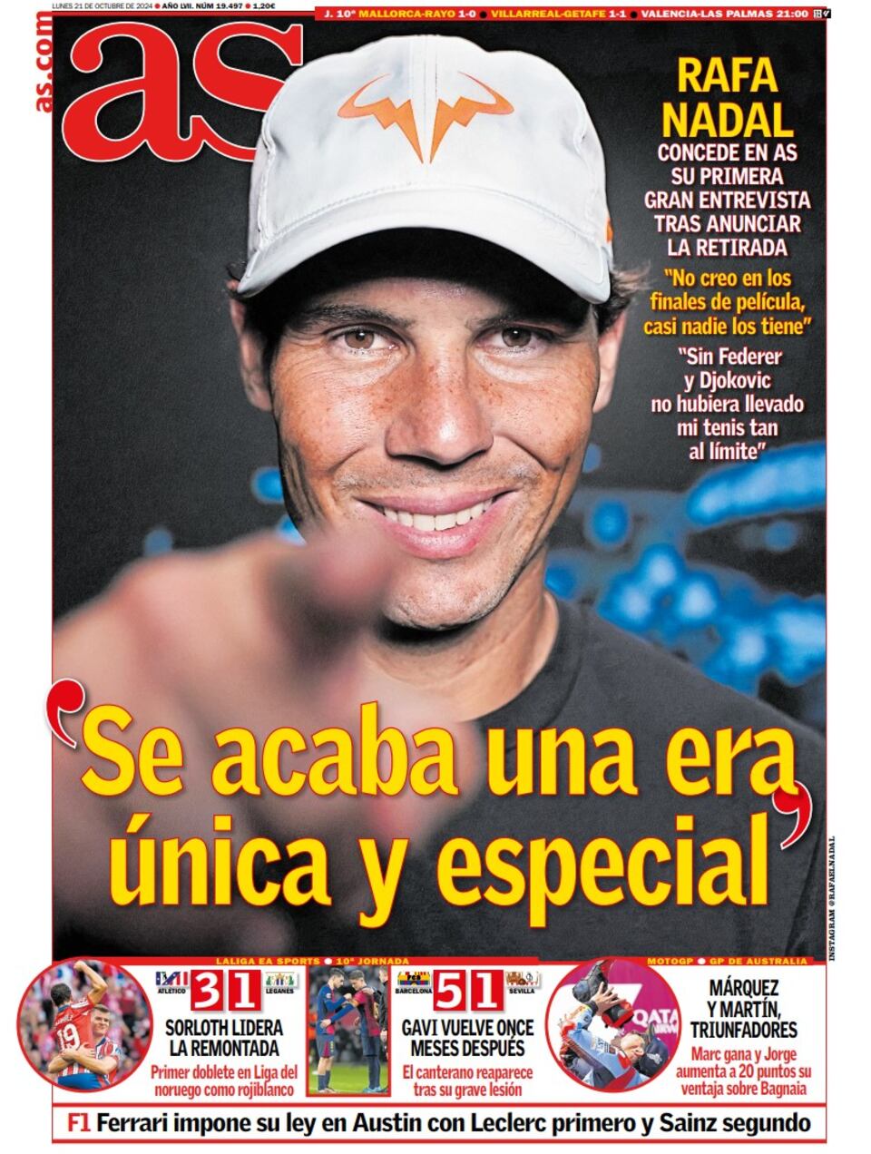 Las portadas de AS de octubre - AS.com