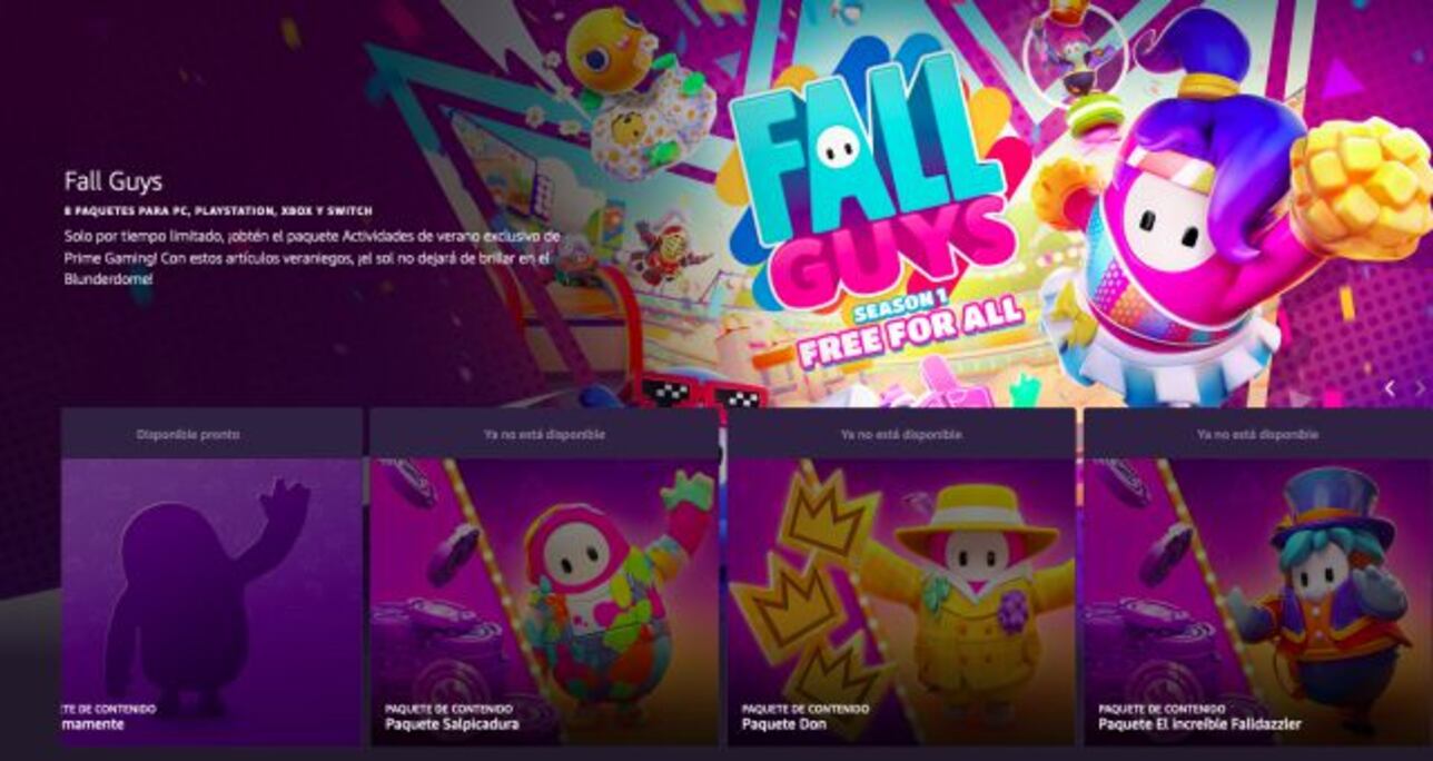 Cómo obtener las recompensas de Amazon Prime Gaming en Fall Guys ...