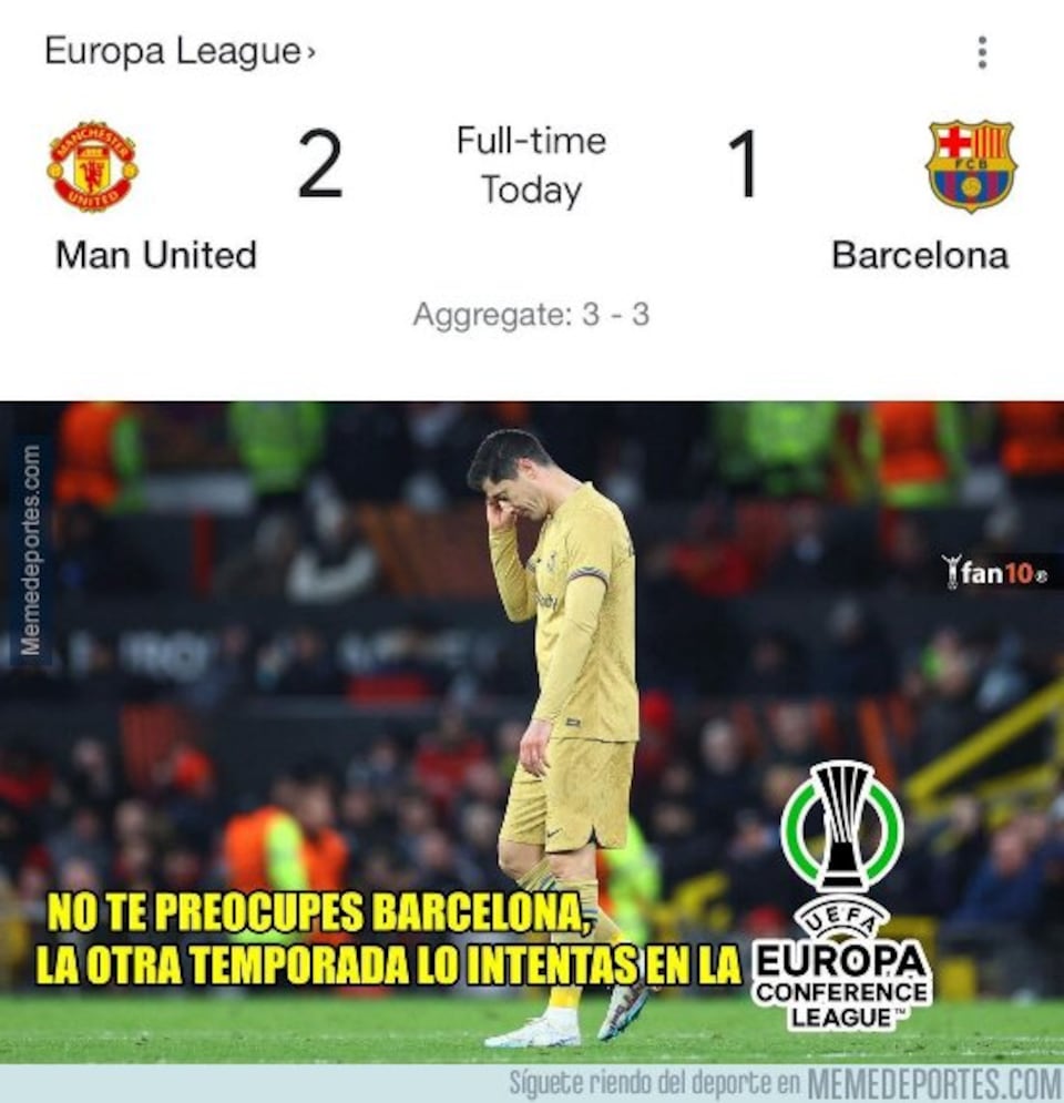 Los memes no tienen piedad con la eliminación del Barça - AS.com