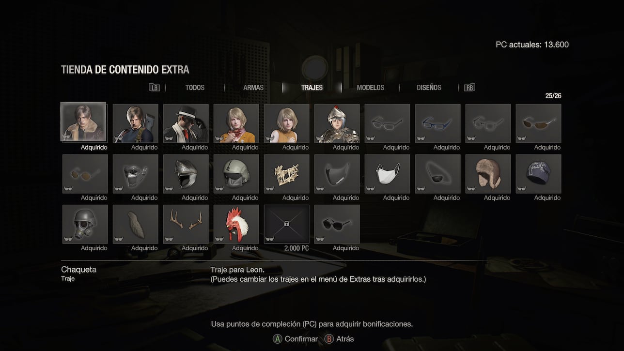 Todos los trajes y accesorios de Resident Evil 4 remake y cómo desbloquearlos - Meristation