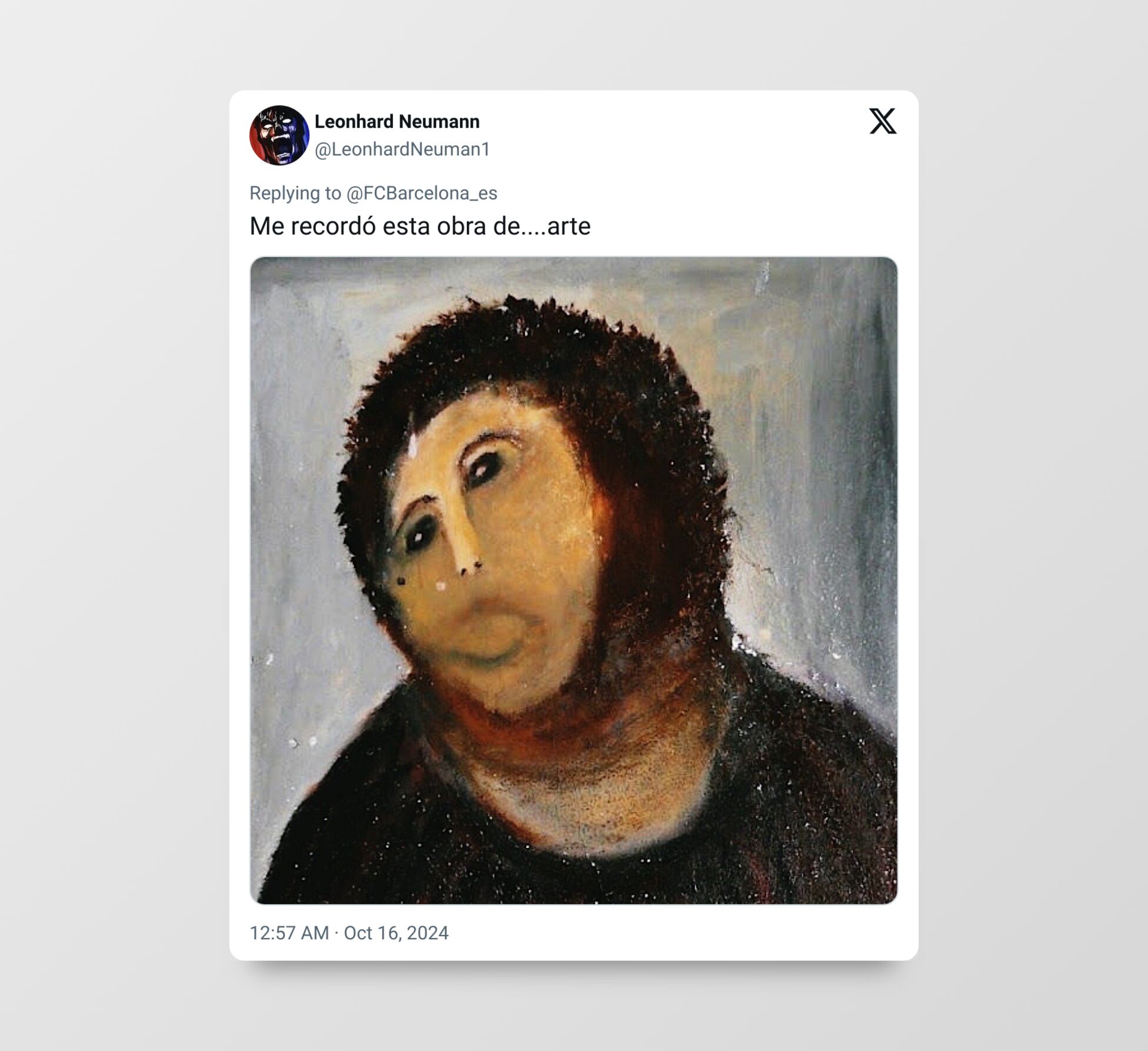 "Tiene una gamba en el hombro": lluvia de memes con el cartel del Barça ...