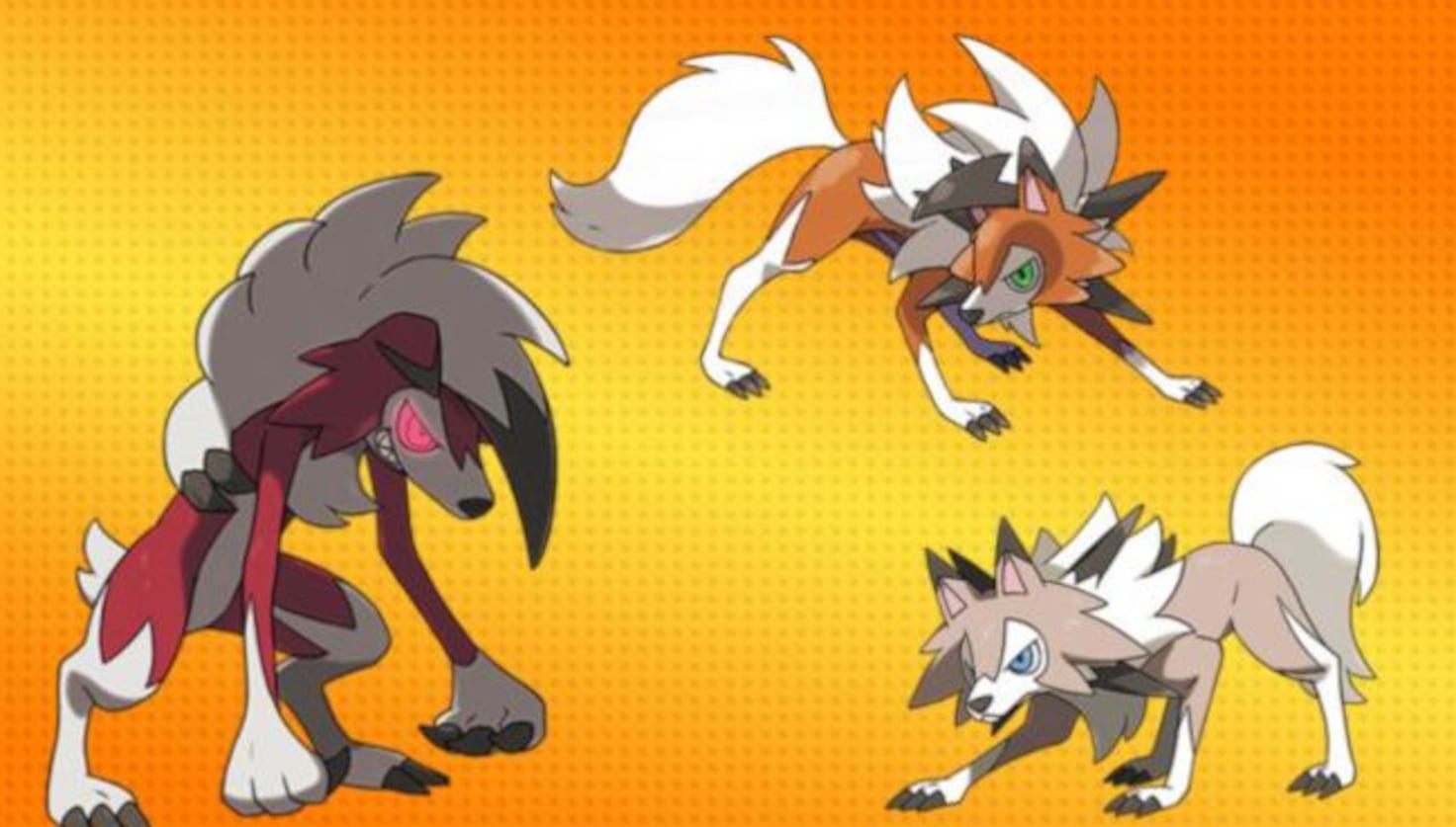 Pokémon Scarlet and Violet: every Lycanroc form - Midday, Midnight, and ...