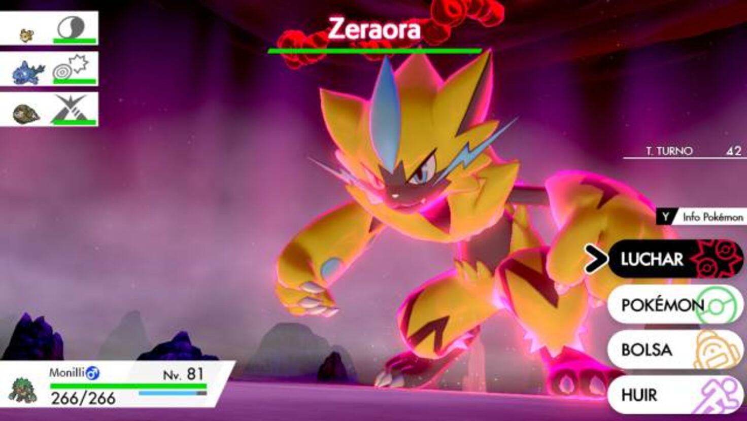 Cómo conseguir a Zeraora Shiny en Pokémon Espada y Escudo - Meristation