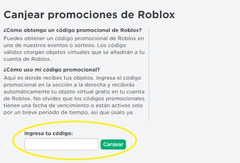 Roblox: cómo canjear códigos o promocodes gratuitos - Meristation