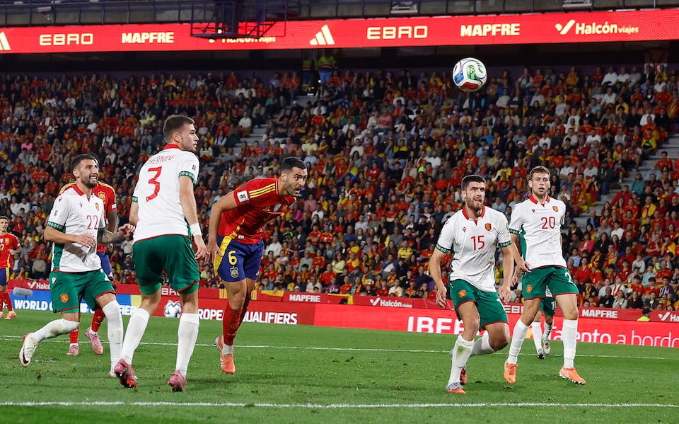 La goleada de España a Bulgaria en imágenes - AS.com