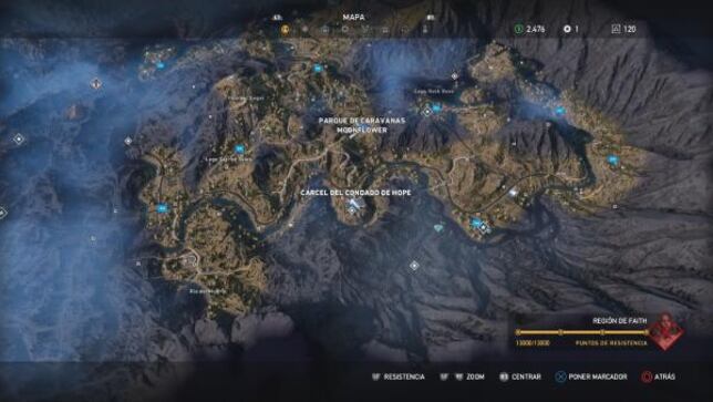 Far Cry 5: Guía completa - Mapa interactivo - Meristation