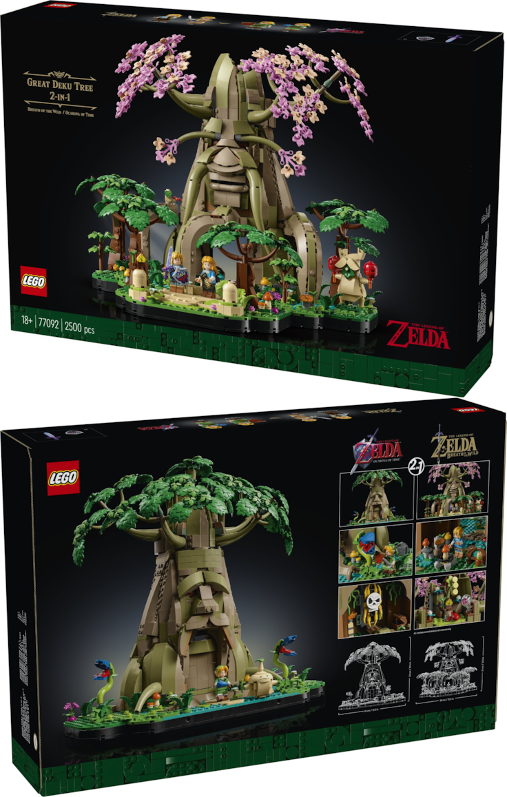 LEGO anuncia el set de Zelda Ocarina of Time y Breath of the Wild y su ...