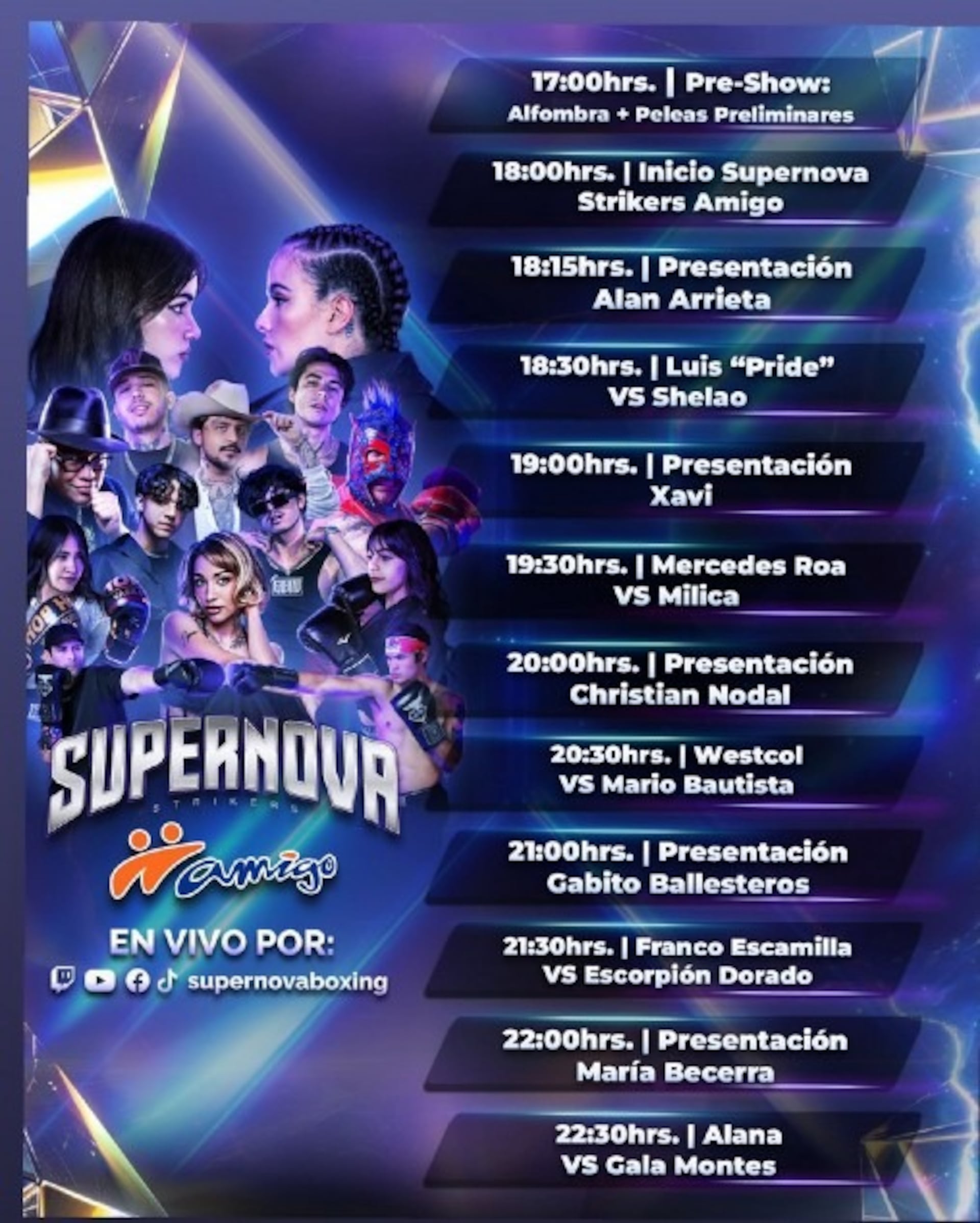 Supernova Strikers: estos son los horarios de todas las peleas - AS México