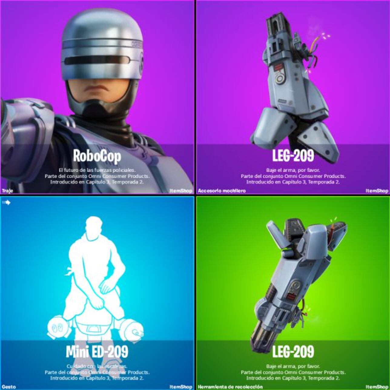 Cómo conseguir la skin de RoboCop en Fortnite - Meristation