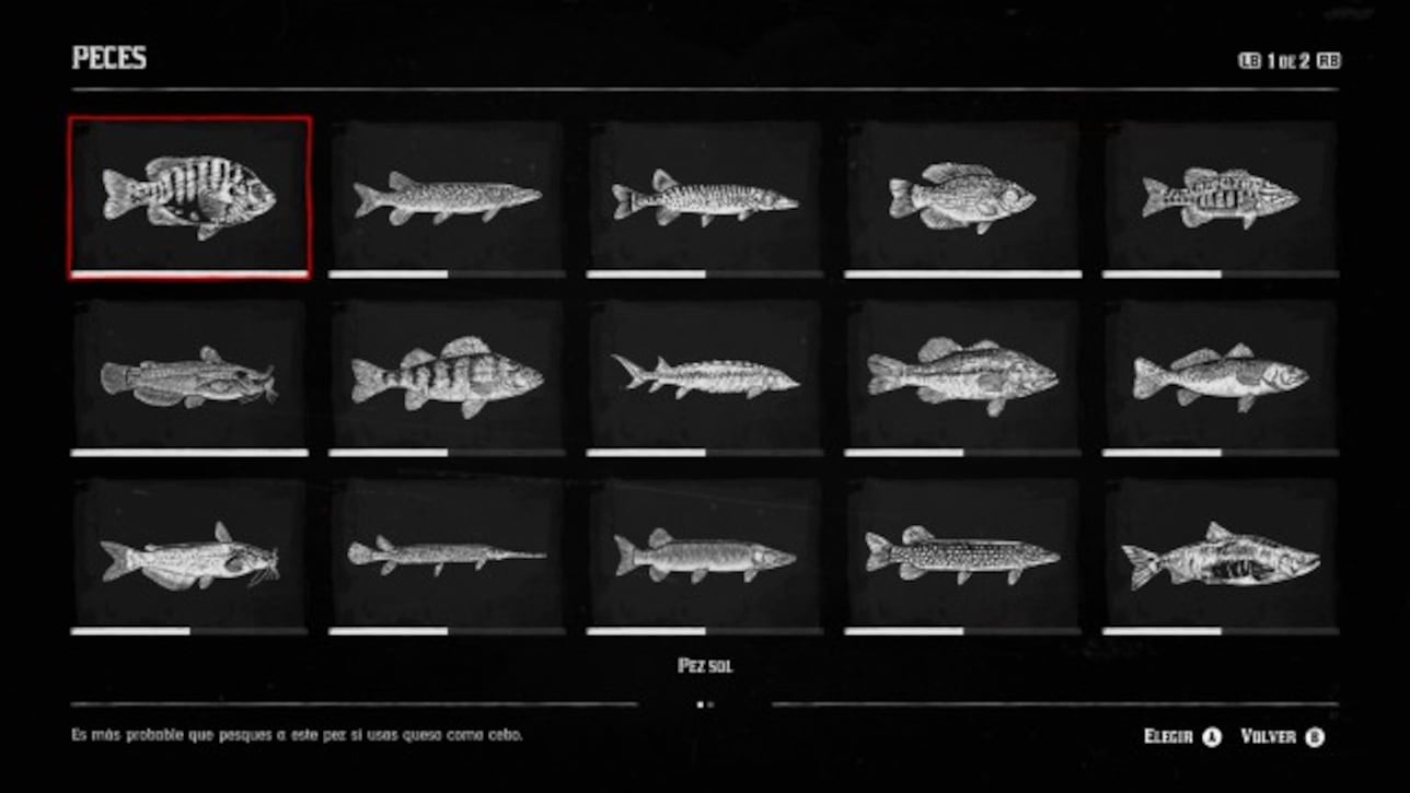 Todos los peces de Red Dead Redemption 2 - Meristation