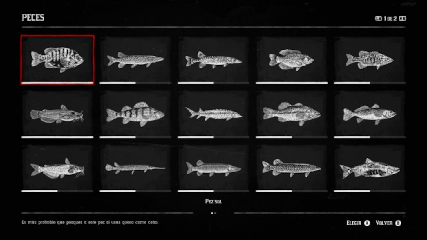 Todos los peces de Red Dead Redemption 2 - Meristation