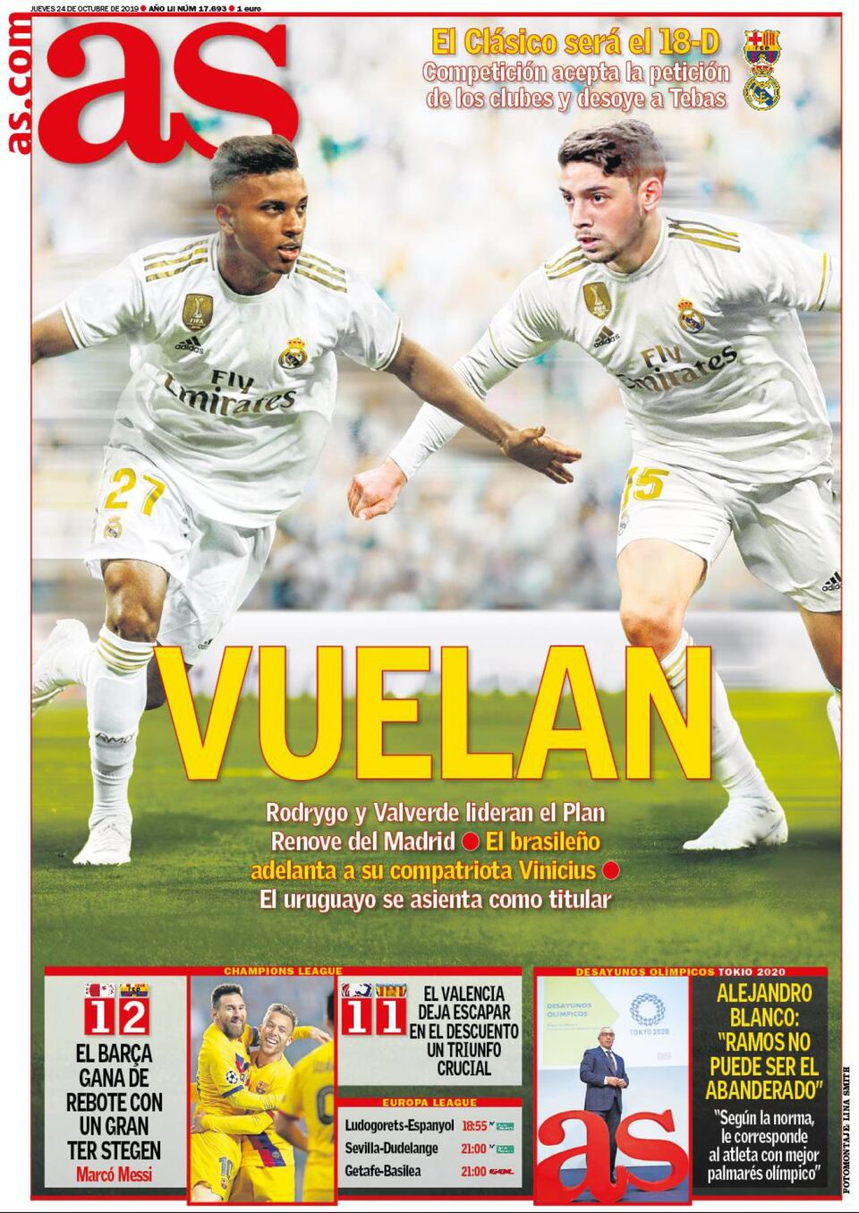 Las portadas de AS de octubre - AS.com