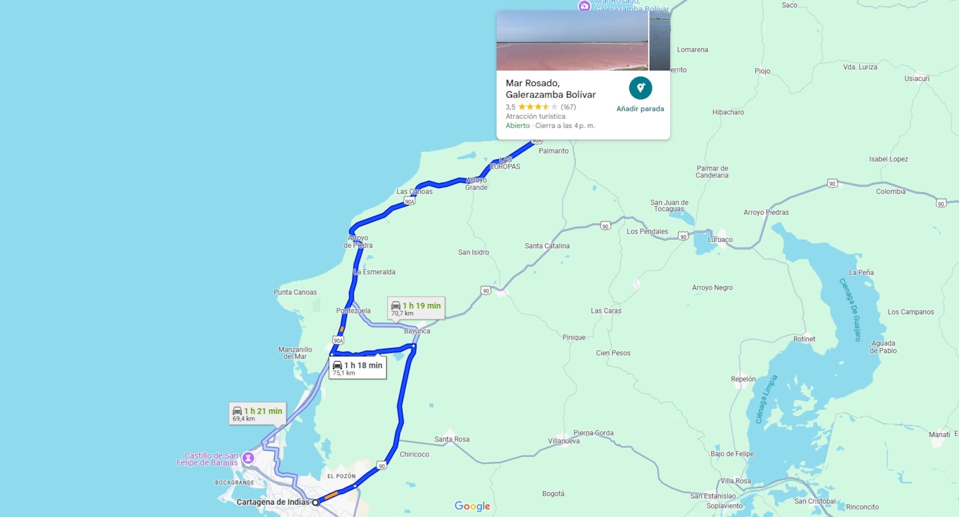 Un mar rosado en Colombia: el destino que pocos han visitado y que ...