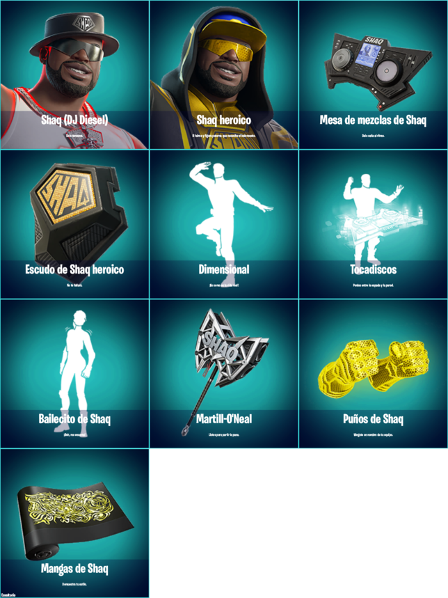 Shaq y DJ Diesel llegan pronto a Fortnite: el mítico Shaquille O’Neal ...