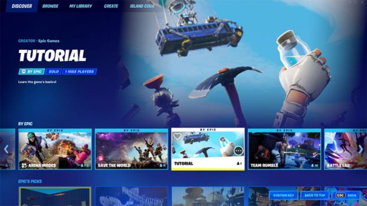Fortnite for PC and consoles gets mobile tutorial five years later ...