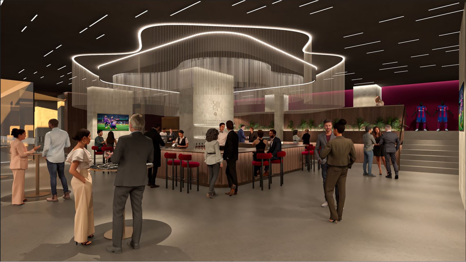 La joya de la corona del nuevo Camp Nou: su zona más lujosa Así serán ...