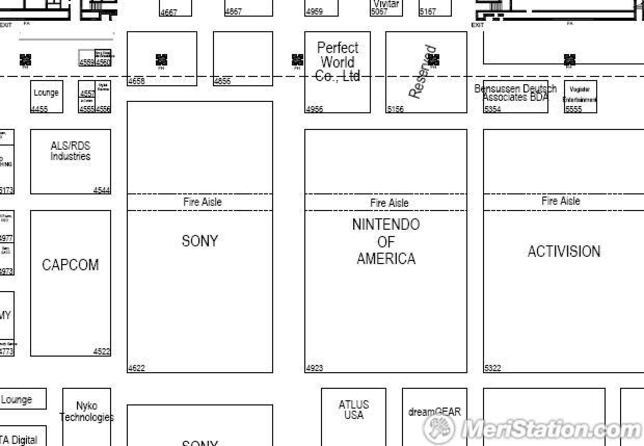 La ESA presenta el mapa de 'stands' del E3 - Meristation
