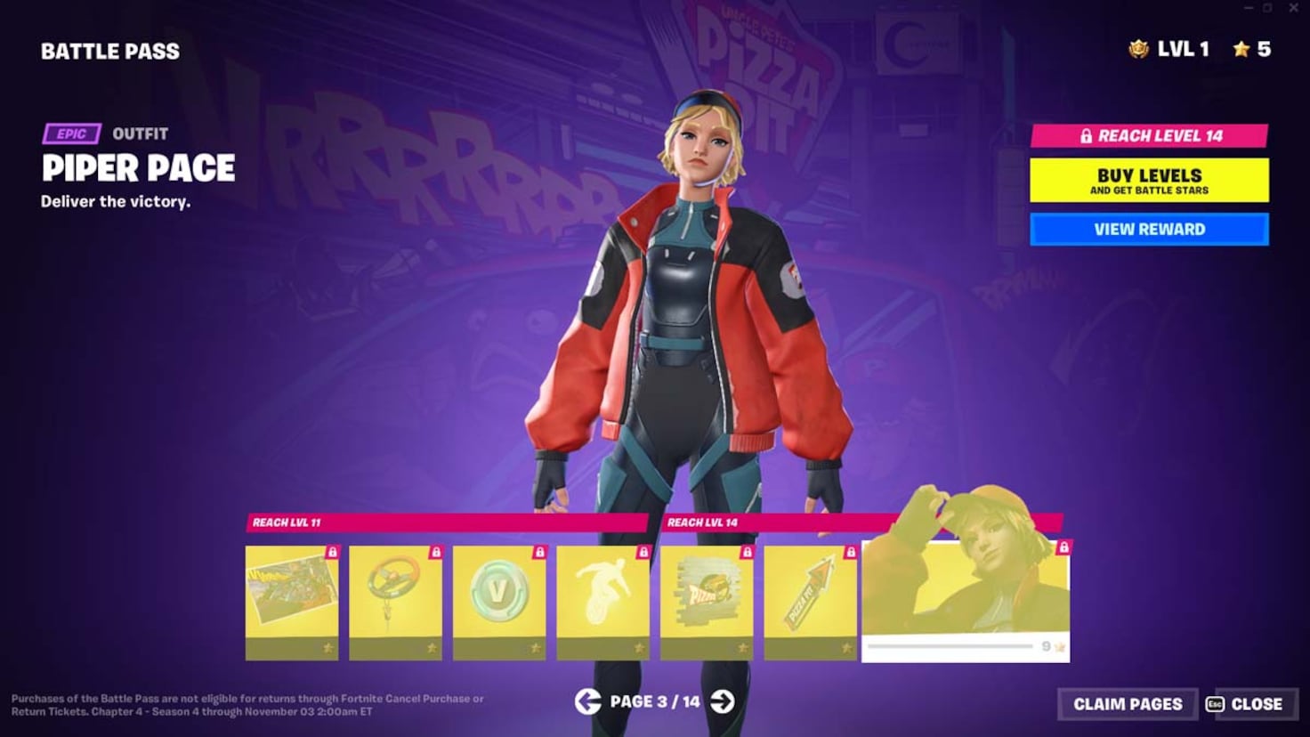 Fortnite Chapter 4 Season 4 Battle Pass: All Outfits and Rewards ...