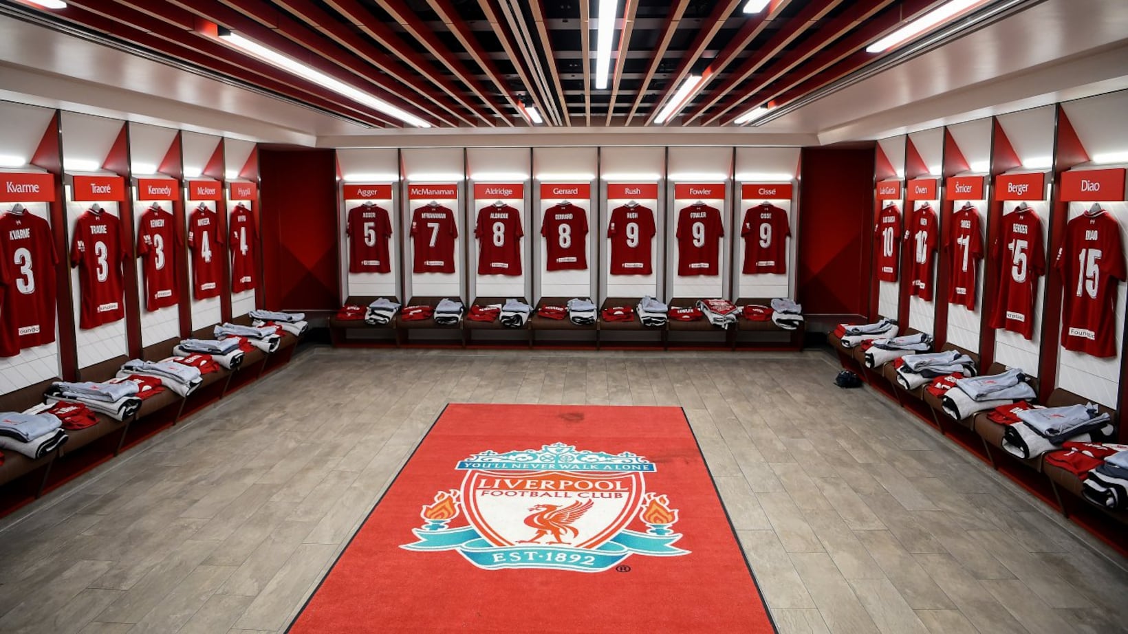 Inside the world's most stunning football changing rooms - AS USA