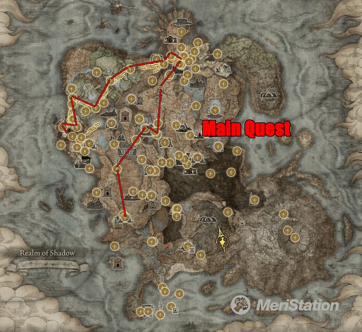 Shadow of the Erdtree Interactive Map: All Bosses, Weapons and Dungeons ...