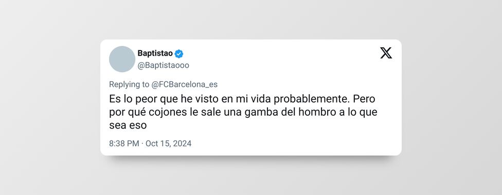 "Tiene una gamba en el hombro": lluvia de memes con el cartel del Barça ...