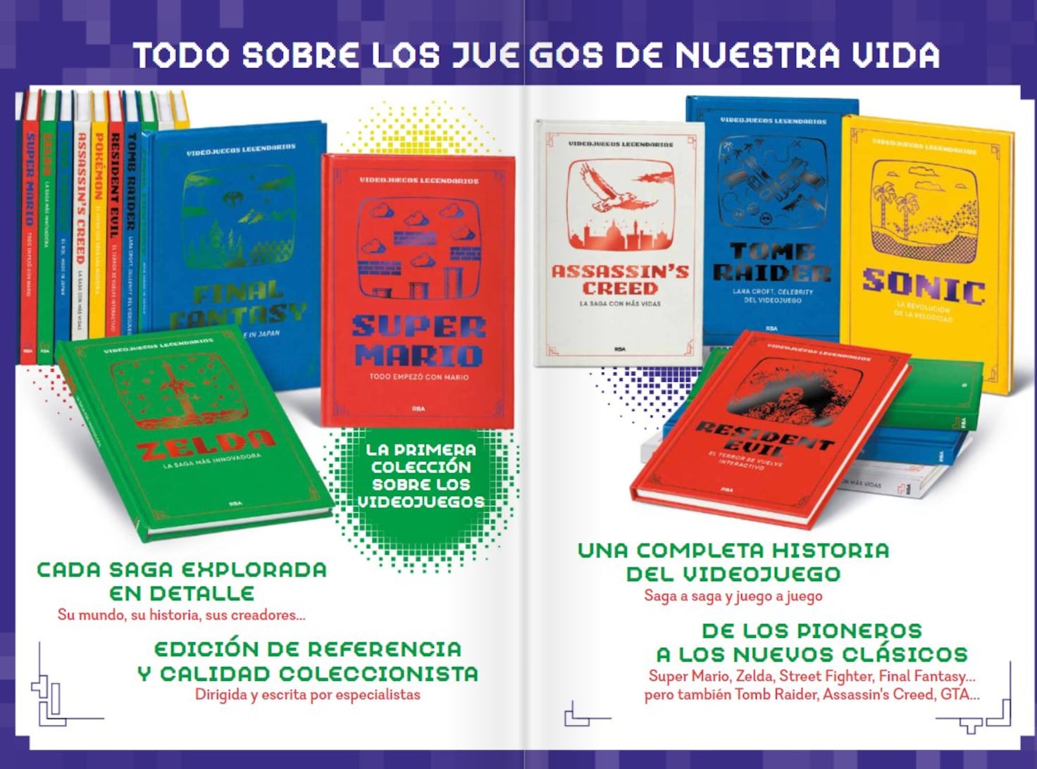 ‘Videojuegos legendarios’, la colección de 60 libros sobre las mejores sagas de la historia ...