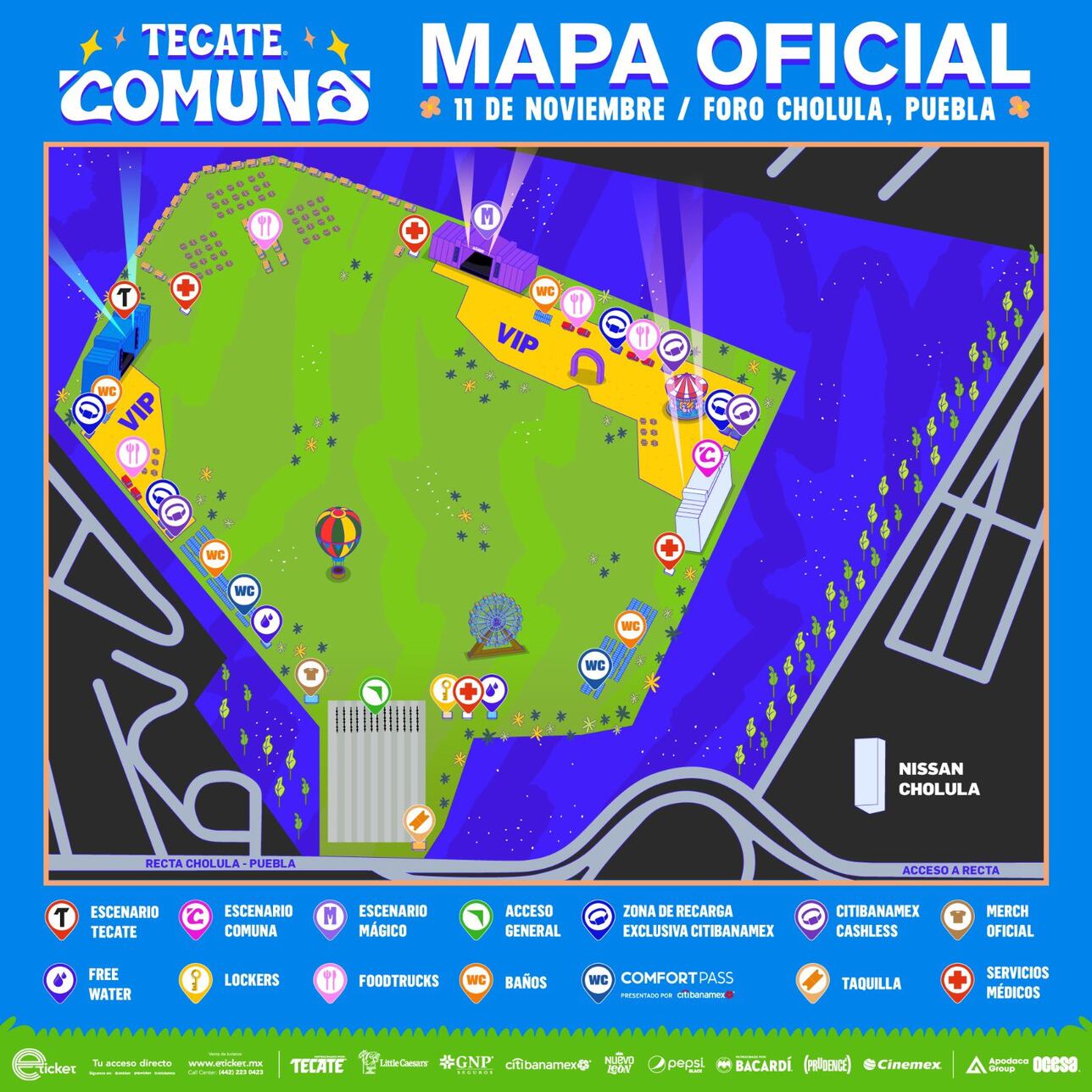 Festival Tecate Comuna 2023: Horarios, escenarios, mapa y cómo llegar ...
