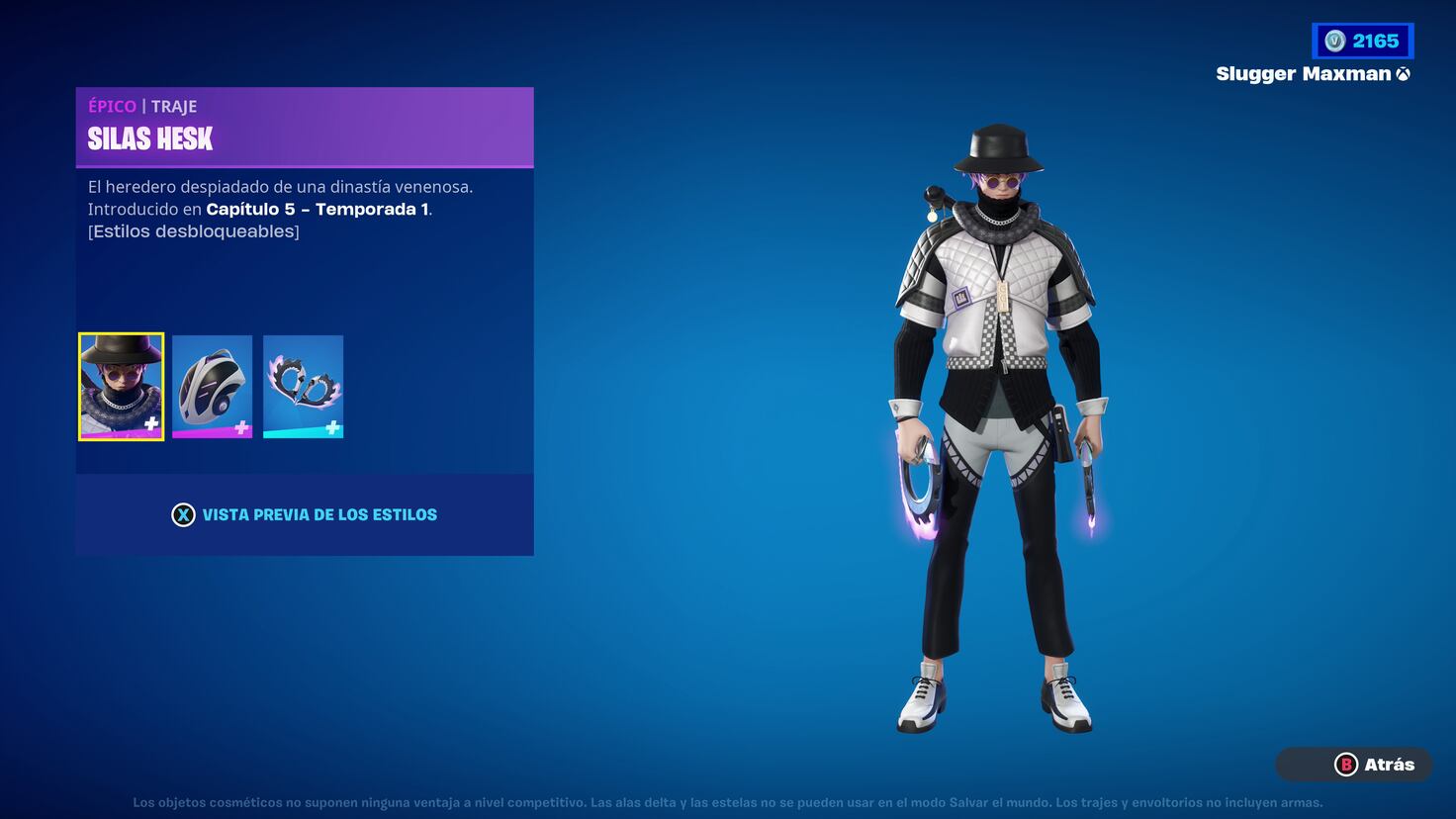Club de Fortnite enero 2024: cómo conseguir la nueva skin Silas Hesk - Meristation