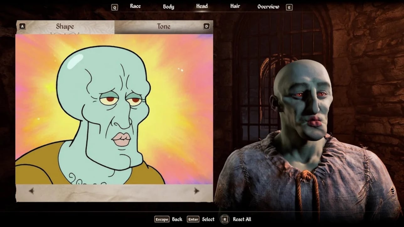 Oblivion Remastered’s character editor is leading to both masterpieces and nightmares - Meristation
