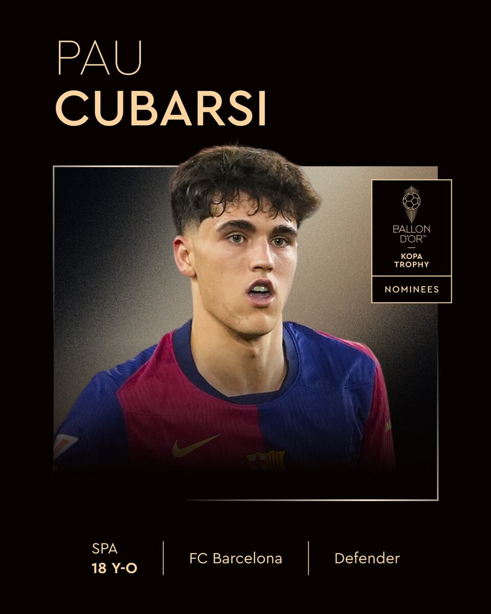 Estos son los nominados al Balón de Oro 2025 - AS.com