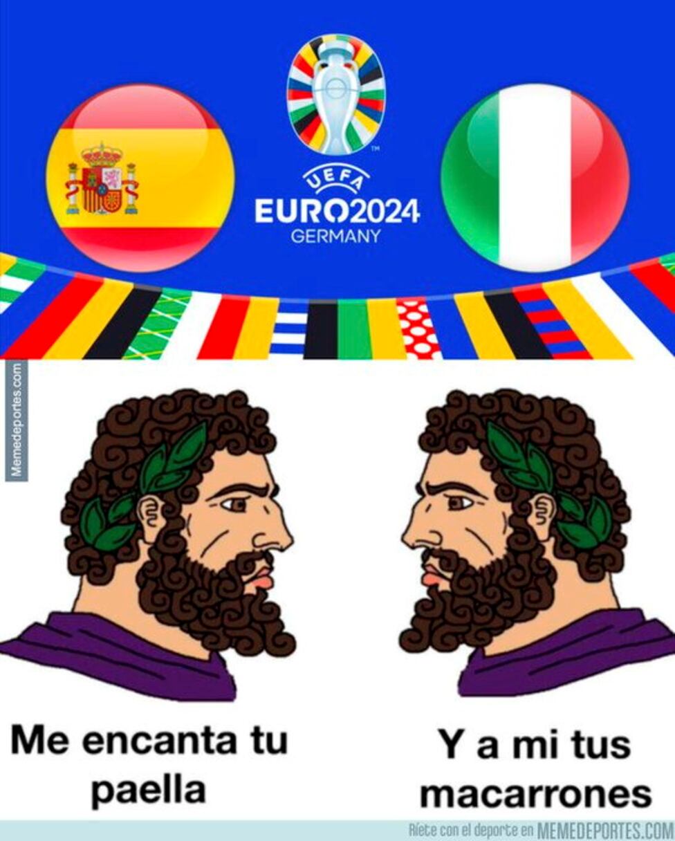 Cucurella, la pasta y la paella... los mejores memes del España-Italia ...