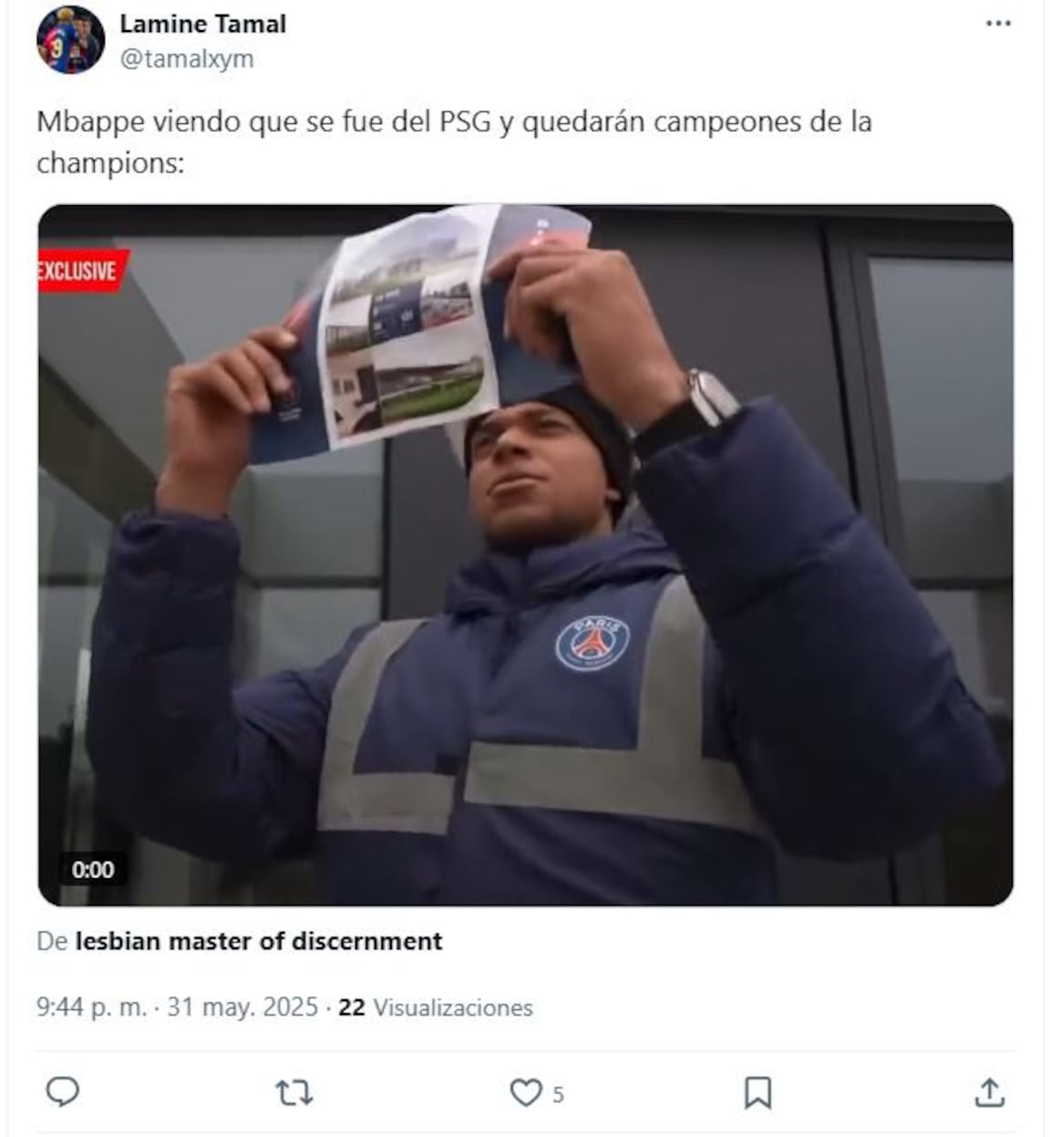 Mbappé, protagonista de los mejores memes de la final de la Champions ...