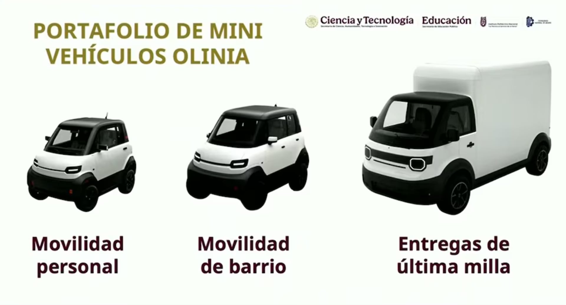 Olinia, el primer mini auto eléctrico de México: cuándo se podrá ...