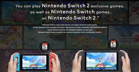 Nintendo Switch 2 confirms backwards compatibility: can you play games ...