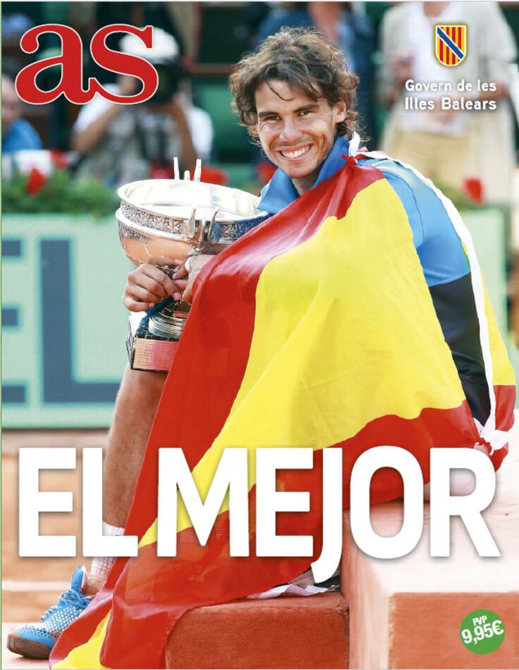 AS rinde homenaje a Rafa Nadal con un libro: ‘El mejor’ - AS.com