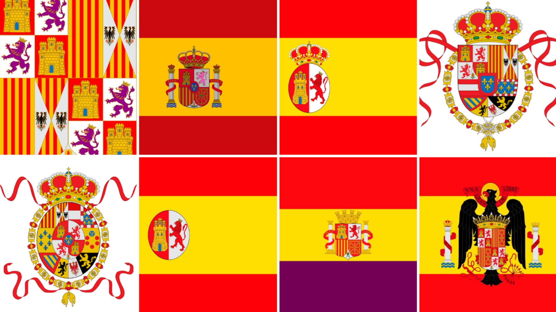 Todas las banderas que ha tenido España a lo largo de su historia - AS.com